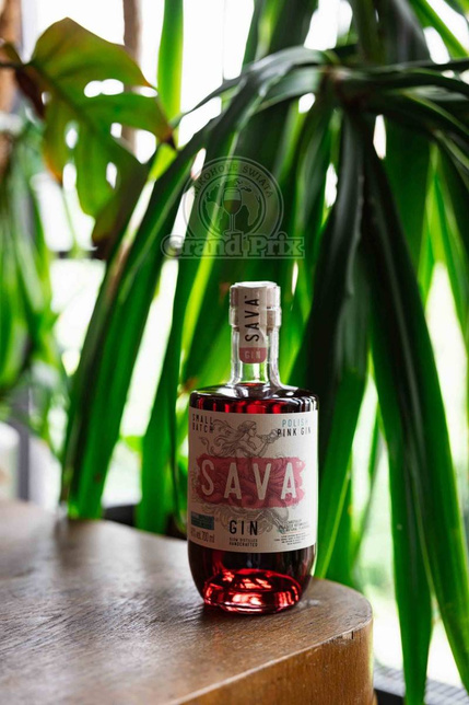 GIN Sava Pink 40% 0,7l - Alkohole Świata
